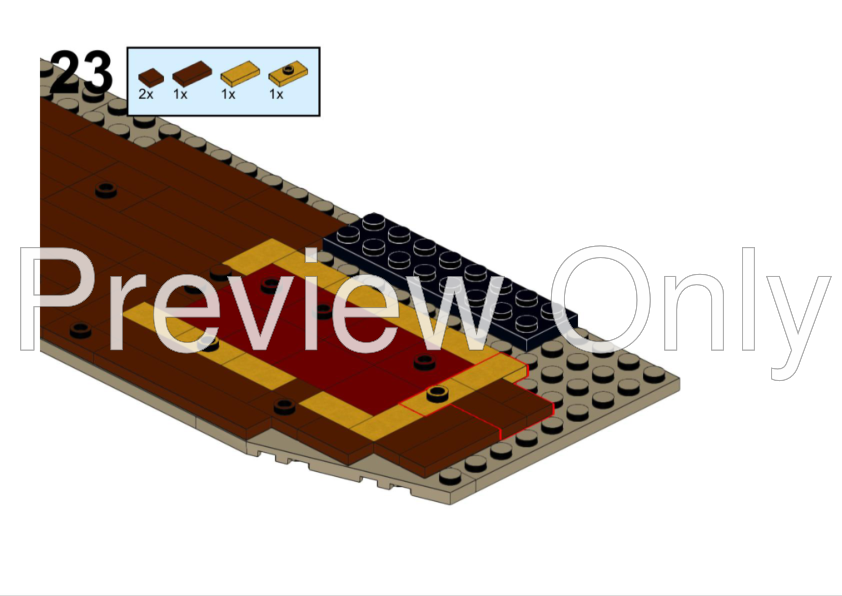 LEGO MOC Common Room- Lion by witchcraftedbricks | Rebrickable - Build ...