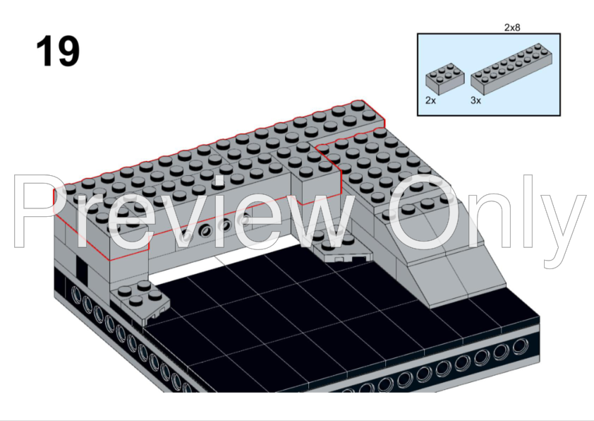 Lego Moc Modular Hangar Midi Scale Modul 03 By Kai535 Rebrickable