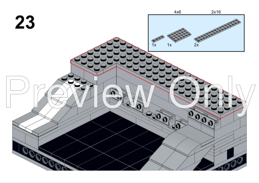 Lego Moc Modular Hangar Midi Scale Modul 04 Frontmodul By Kai535