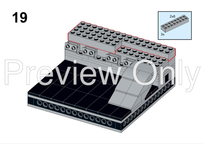 Lego Moc Modular Hangar Midi Scale Modul 07 By Kai535 Rebrickable