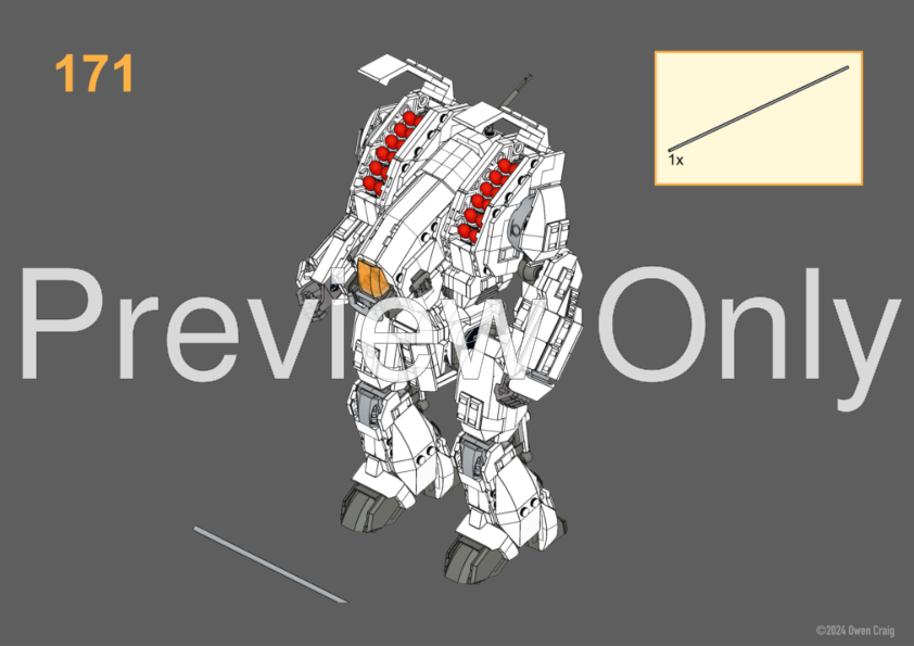 LEGO MOC-185836 Archer ARC-4M Battlemech by canuck33 | Rebrickable ...