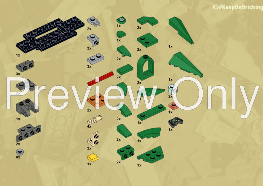 LEGO MOC 76925 Formula Buggy by Keep On Bricking | Rebrickable - Build ...