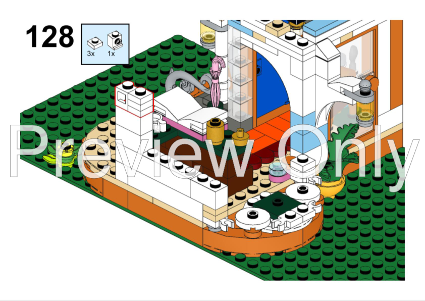 LEGO MOC Castle B&B Modular Alternate build of 42638 Bed & Breakfast by ...