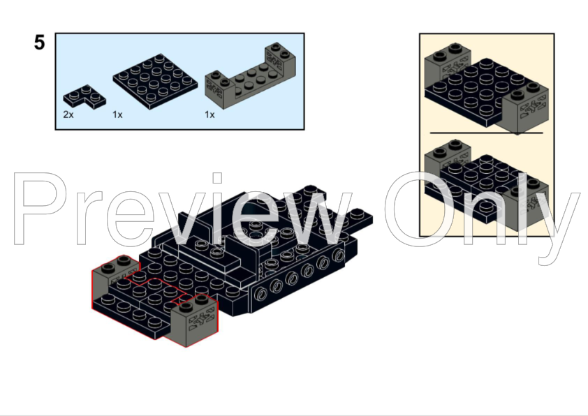 LEGO MOC Chevrolet Camaro ZL1 1LE by Taters | Rebrickable - Build with LEGO