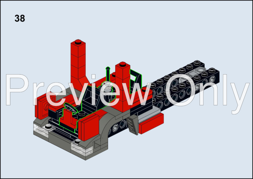 Lego Moc Purmerend Fire Engine By Mausbricks Rebrickable Build With