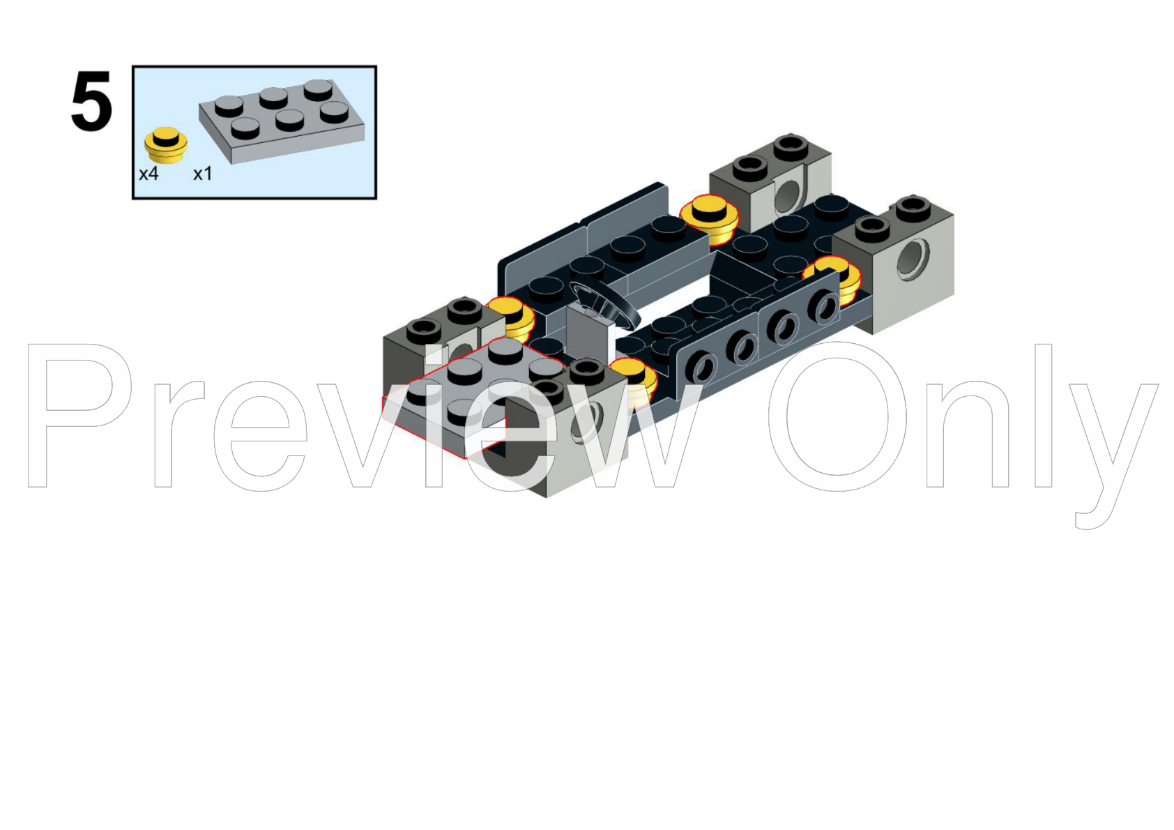 LEGO MOC 75884 Muscle Car by Keep On Bricking | Rebrickable - Build ...