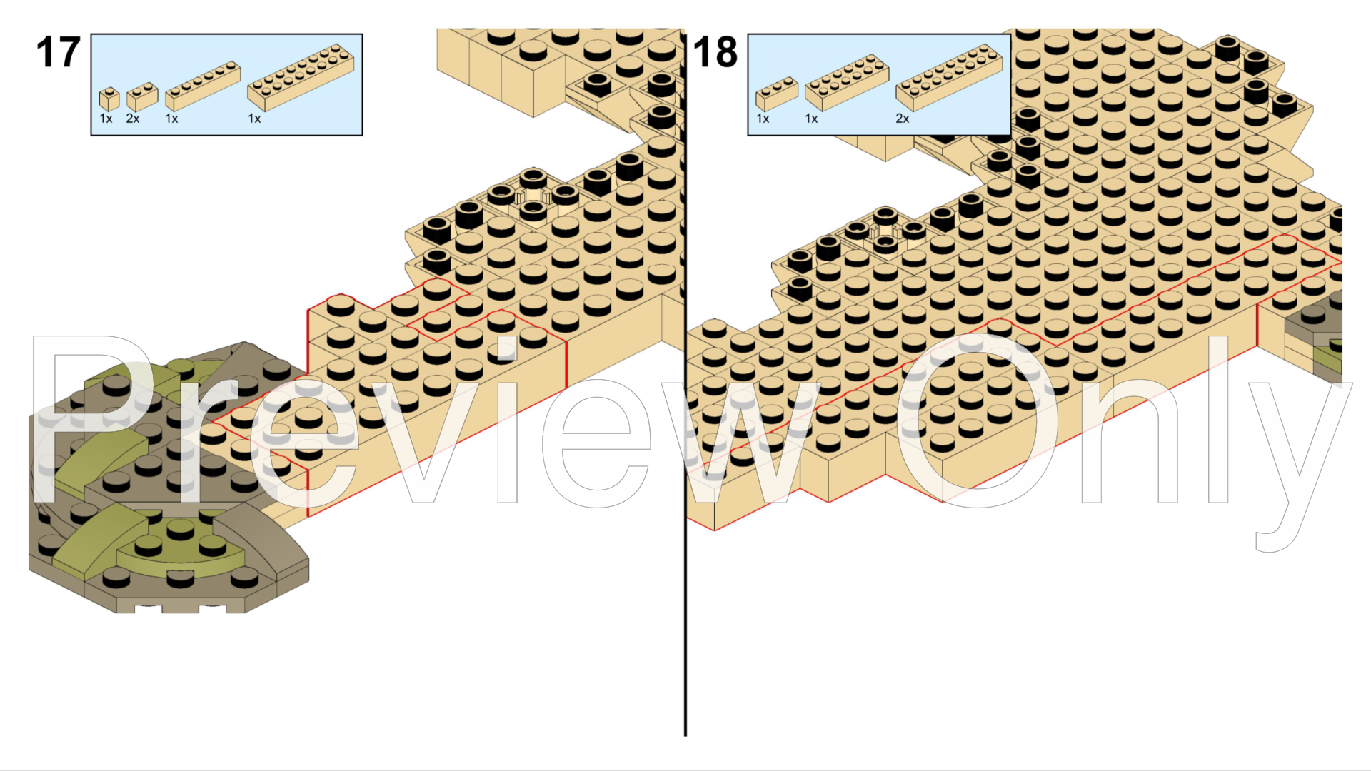 LEGO MOC Western Scenery by xiaowang | Rebrickable - Build with LEGO