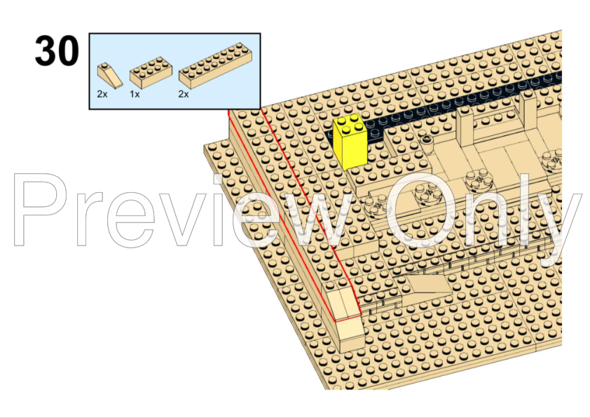 LEGO MOC Petra / al-Batrā by ModulAREbricks | Rebrickable - Build with LEGO