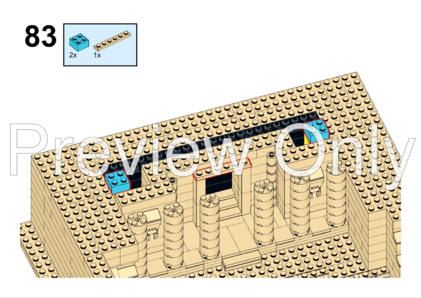 LEGO MOC Petra / al-Batrā by ModulAREbricks | Rebrickable - Build with LEGO