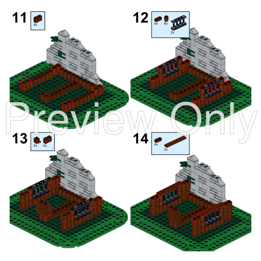 LEGO MOC Forestmen Stables by BricksBite | Rebrickable - Build with LEGO