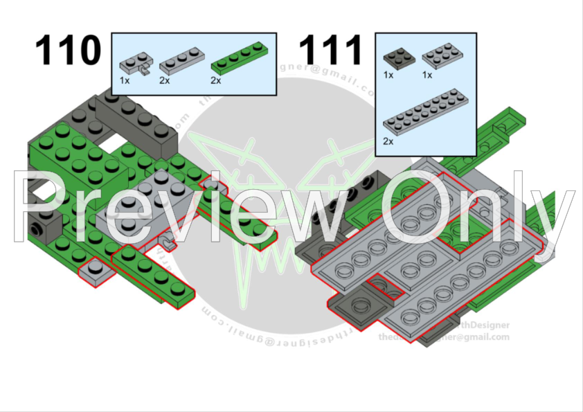 Lego Moc F 111 Aardvark 135 Scale By Darthdesigner Rebrickable