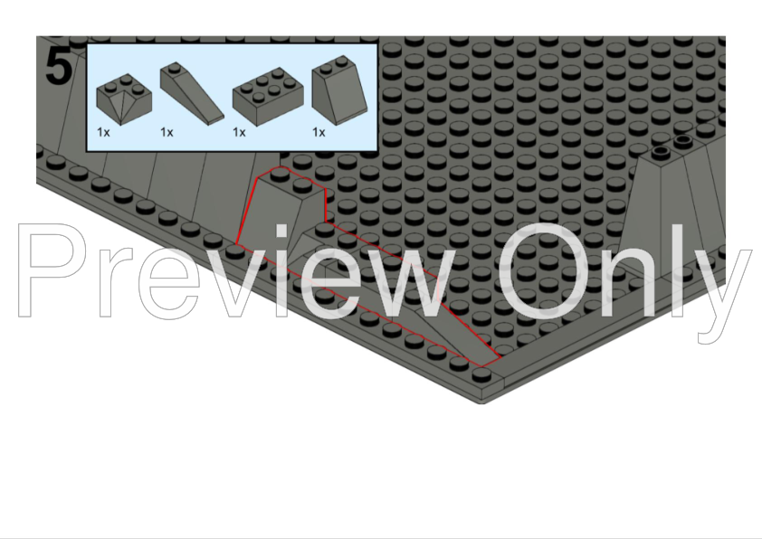 LEGO MOC Brick Built Raised Baseplate by BrickCastleFan | Rebrickable ...