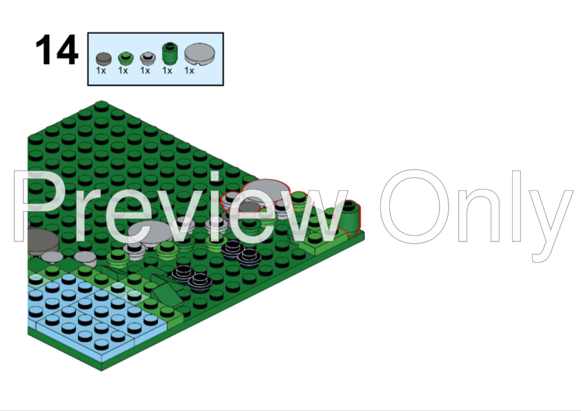 LEGO MOC Nature Park by YellowDonut | Rebrickable - Build with LEGO