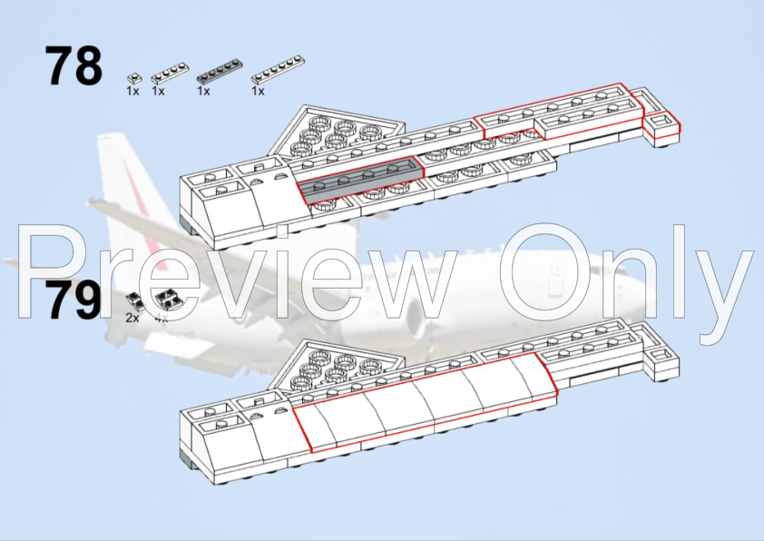 LEGO MOC Boeing E-7 Wedgetail by Pathaquinous | Rebrickable - Build ...