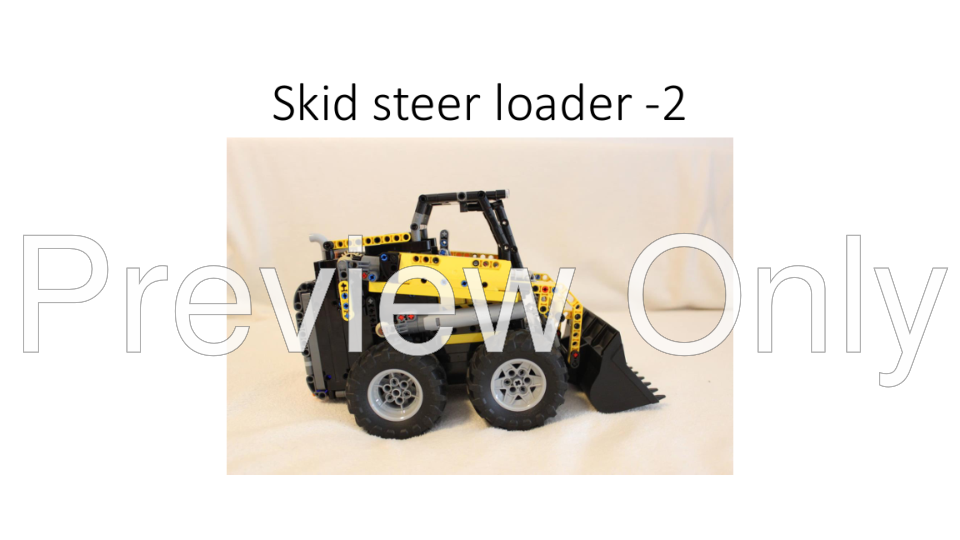 LEGO MOC Skid steer loader by Omanb571 | Rebrickable - Build with LEGO
