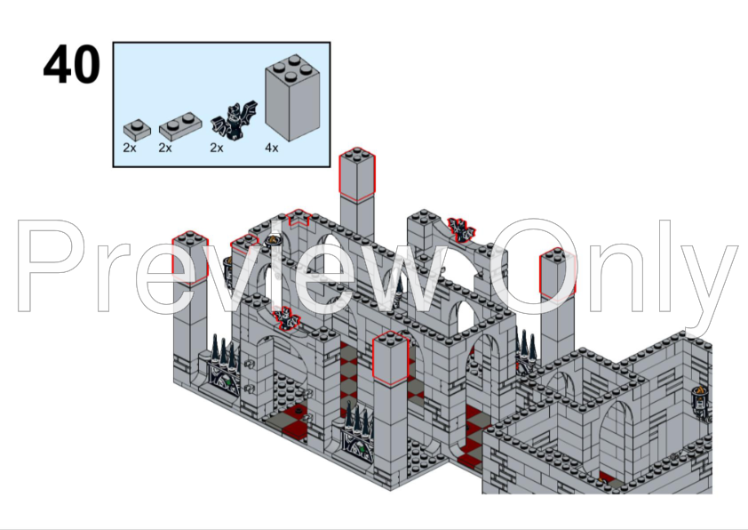 LEGO MOC Gothic Castle by sir_wesley86 | Rebrickable - Build with LEGO