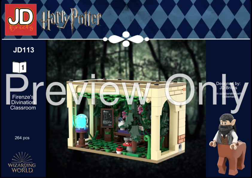 LEGO MOC Firenze's Divination Classroom by JD Bricks | Rebrickable - Build with LEGO
