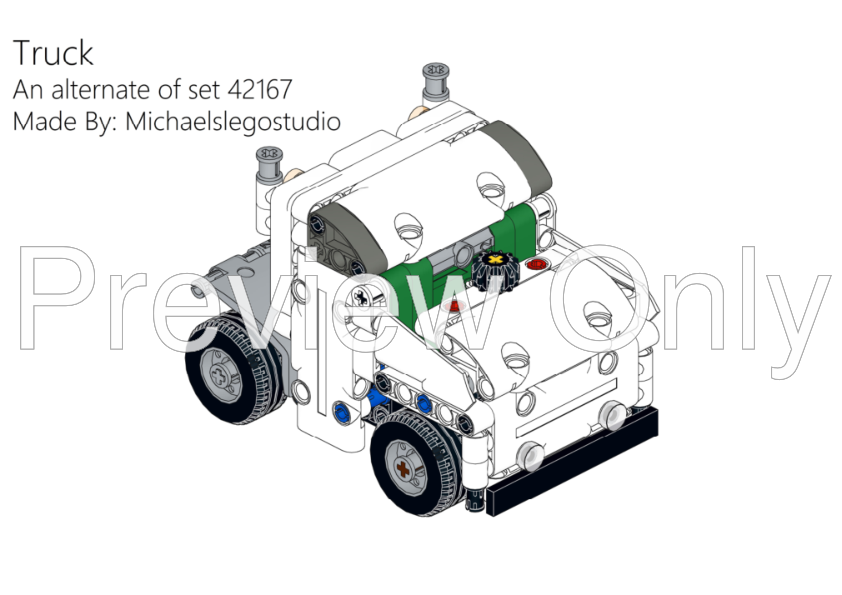 LEGO MOC 42167 Truck And Trailer by michaelslegostudio | Rebrickable ...
