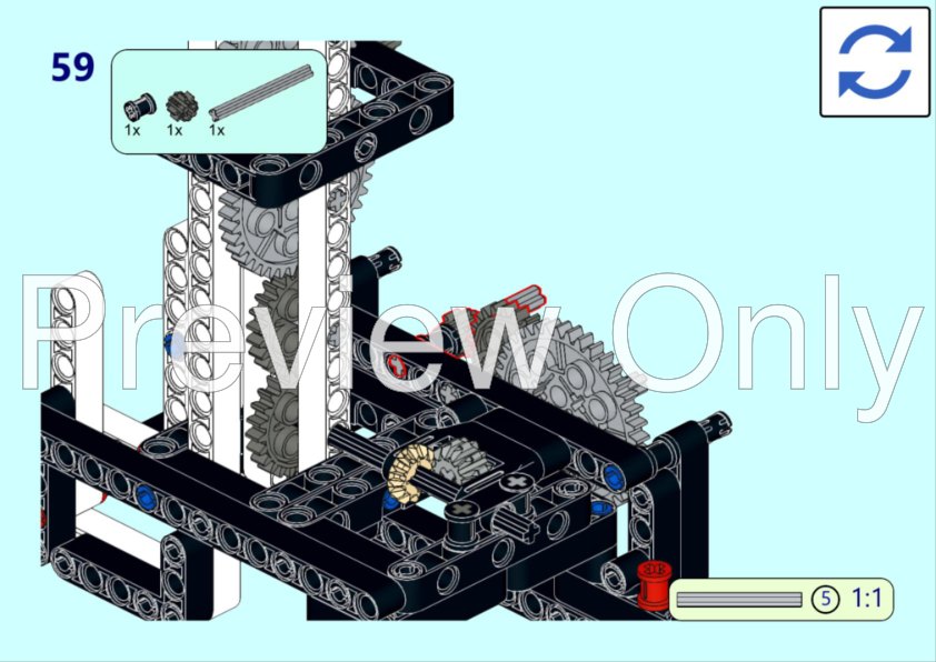 Lego Moc Gbc Waning Moon Crescent Loop By Blocodeideias Rebrickable