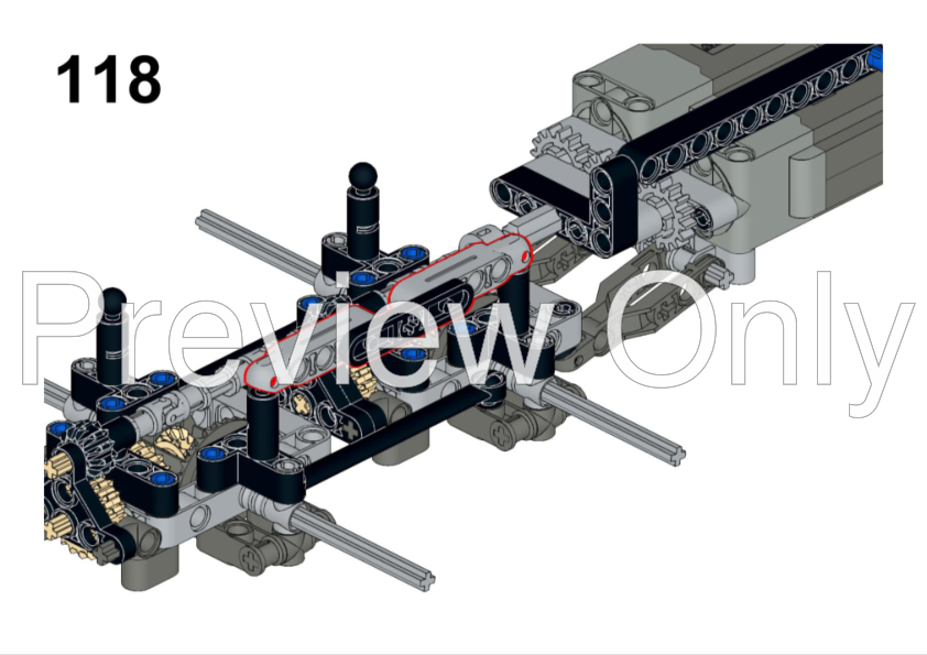 LEGO MOC Technic RC Kenworth C500 6x6 by verdigris | Rebrickable ...