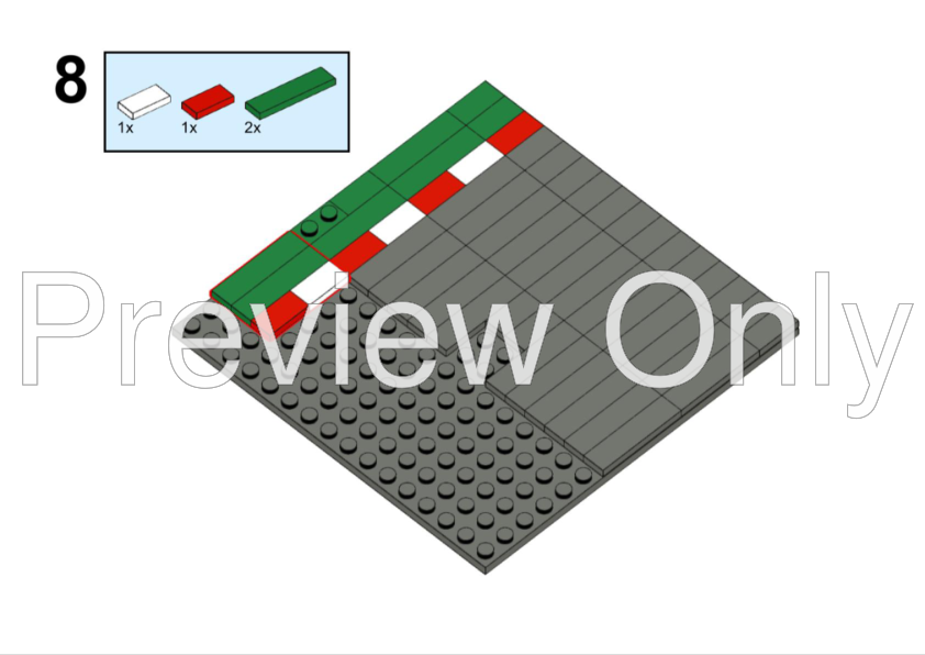 LEGO MOC-187050 Display for set 76919 - 2023 McLaren Formula 1 Car by ...