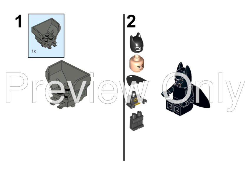 LEGO MOC DC Bat-man Mech and Bat-Pod/Bike (76270+76273) by anderson_brick_art | Rebrickable ...