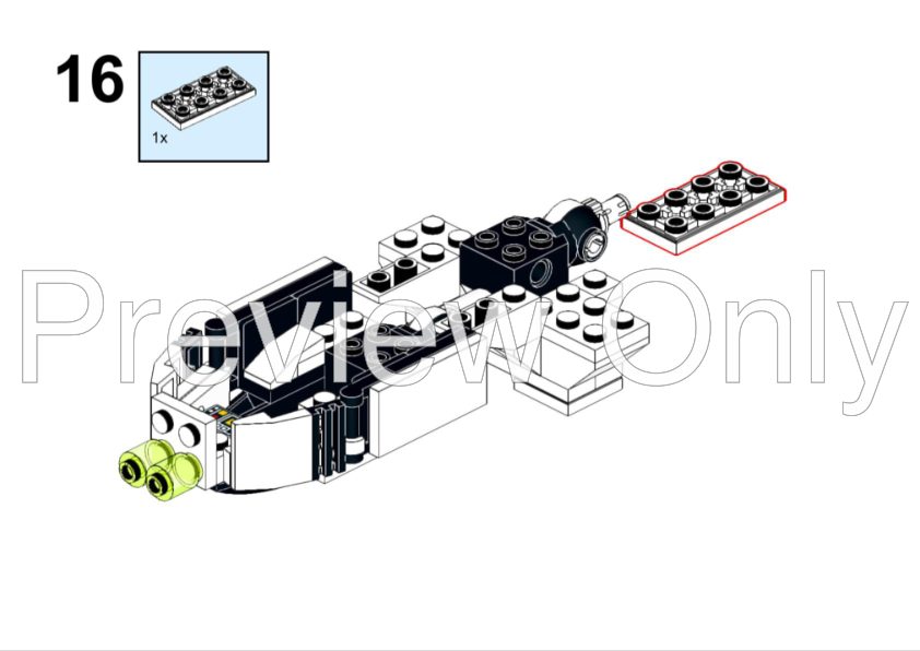 Lego Moc Blacktron Ii Mutated Fighter By Fgsoat67 Rebrickable Build