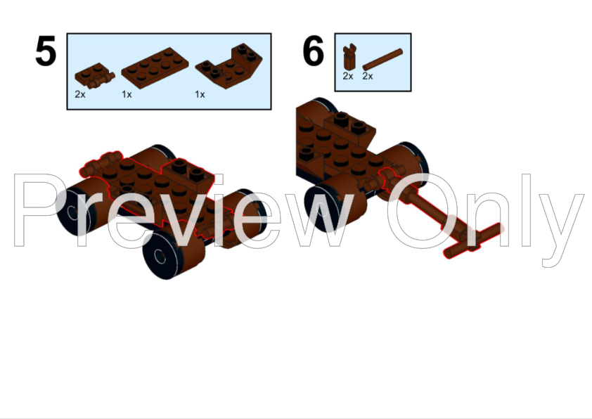 LEGO MOC Rat Catcher's Wagon by NS6 | Rebrickable - Build with LEGO