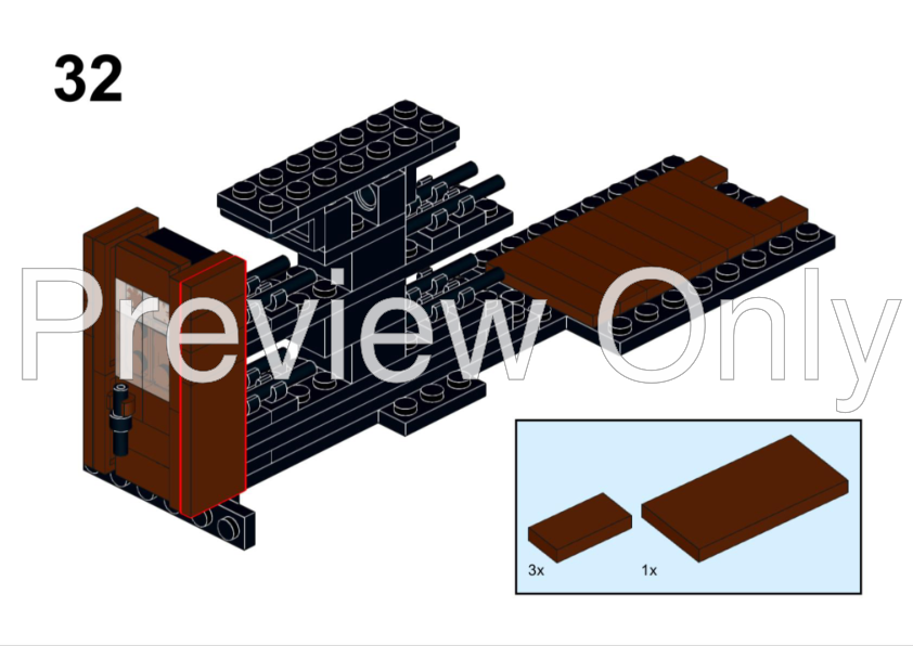 LEGO MOC (Brown) GWR 20-Ton 'Toad' Brake Van (8-w) by FatalTrainBuilds ...
