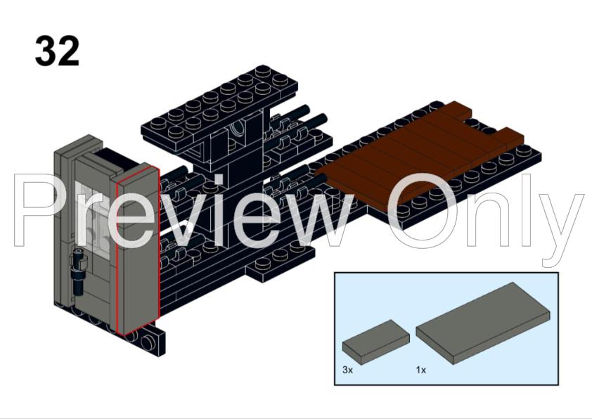 LEGO MOC (Dark Gray) GWR 20-Ton 'Toad' Brake Van (8-W) by ...