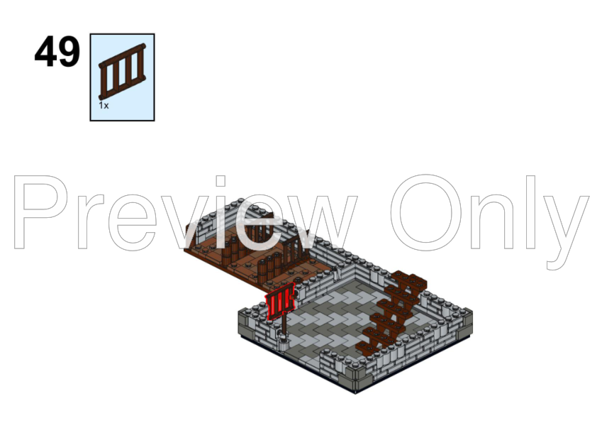 LEGO MOC Medieval Stable by Bricksideas | Rebrickable - Build with LEGO