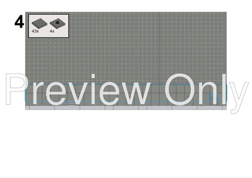 LEGO MOC City Hoops - Full Court Basketball - 48x32 Baseplate by Brick ...