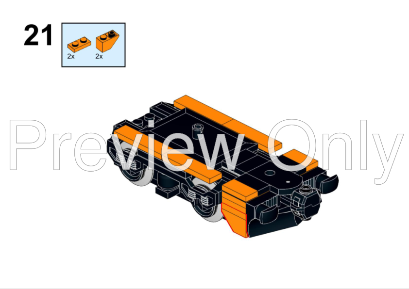 Lego Moc Swedish Xrail Diesel Locomotive By Handers Rebrickable