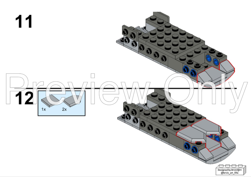 LEGO MOC Stargate Atlantis Microfighters by brick_art_lille ...
