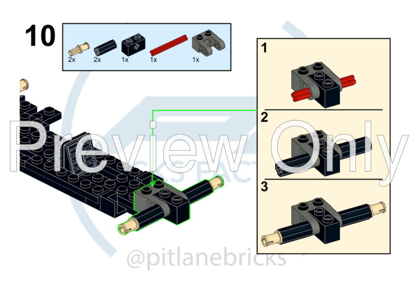 LEGO MOC F1 Mercedes W11 by Pit Lane Bricks Factory | Rebrickable ...