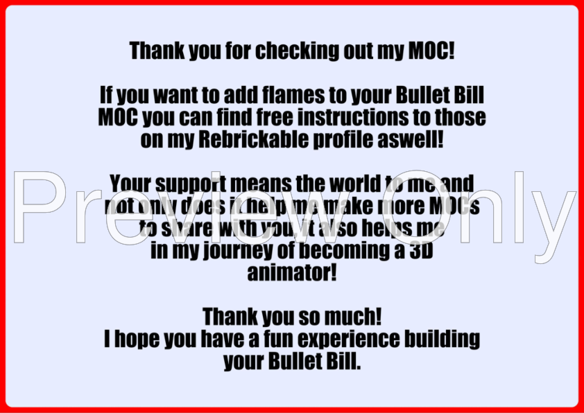 LEGO MOC Bullet Bill - Display Figure 04 - Super Mario Bros. by DotNet ...
