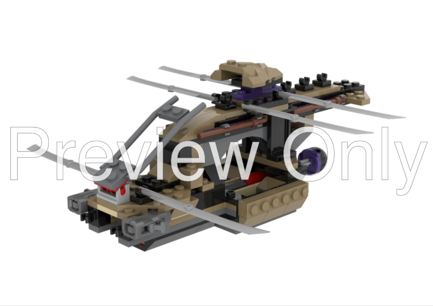 LEGO MOC Wookie Fluttercraft Minifigure Scale 70746 Modified Build by ...