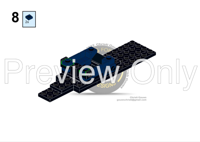 LEGO MOC F1 Redbull RB12 by CGForceDesigns | Rebrickable - Build with LEGO