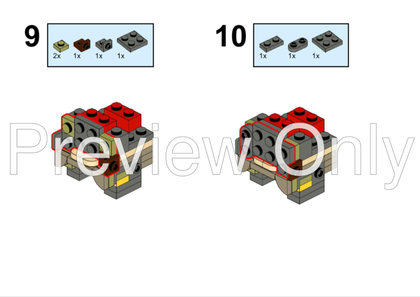 LEGO MOC Apex Legends Bloodhound Brickheadz by Leonimocs | Rebrickable ...