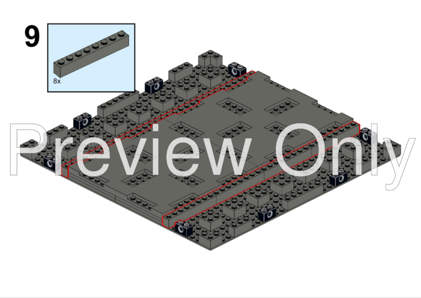 LEGO MOC Modular road with bus stop 32x32 by Quczi142 | Rebrickable ...