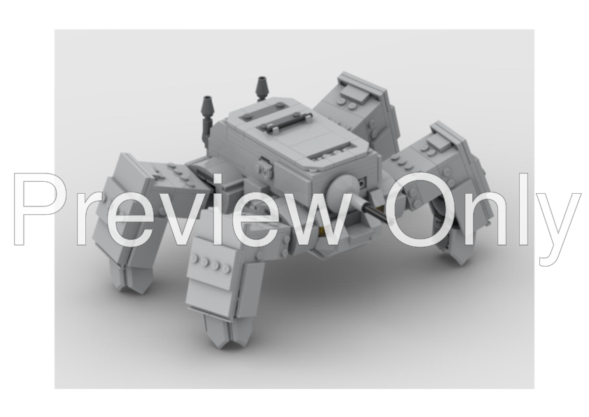 LEGO MOC L4-CM Wanderpanzer (Walking Tank) by Bangarang- | Rebrickable ...