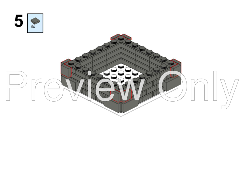 LEGO MOC Medieval Tower by Bricksideas | Rebrickable - Build with LEGO