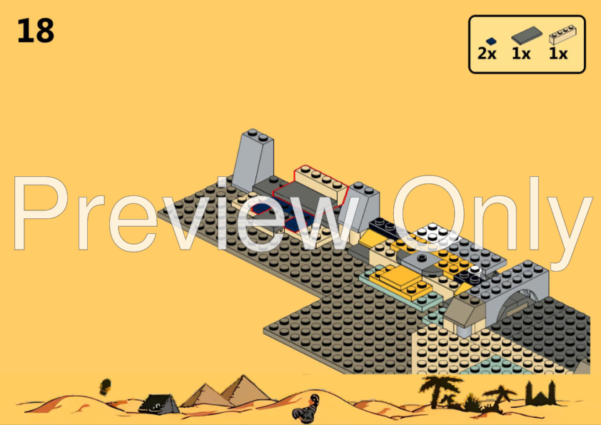 LEGO MOC Adventurers Chapter 8.Temple of Anubis Gateway, Alternative ...