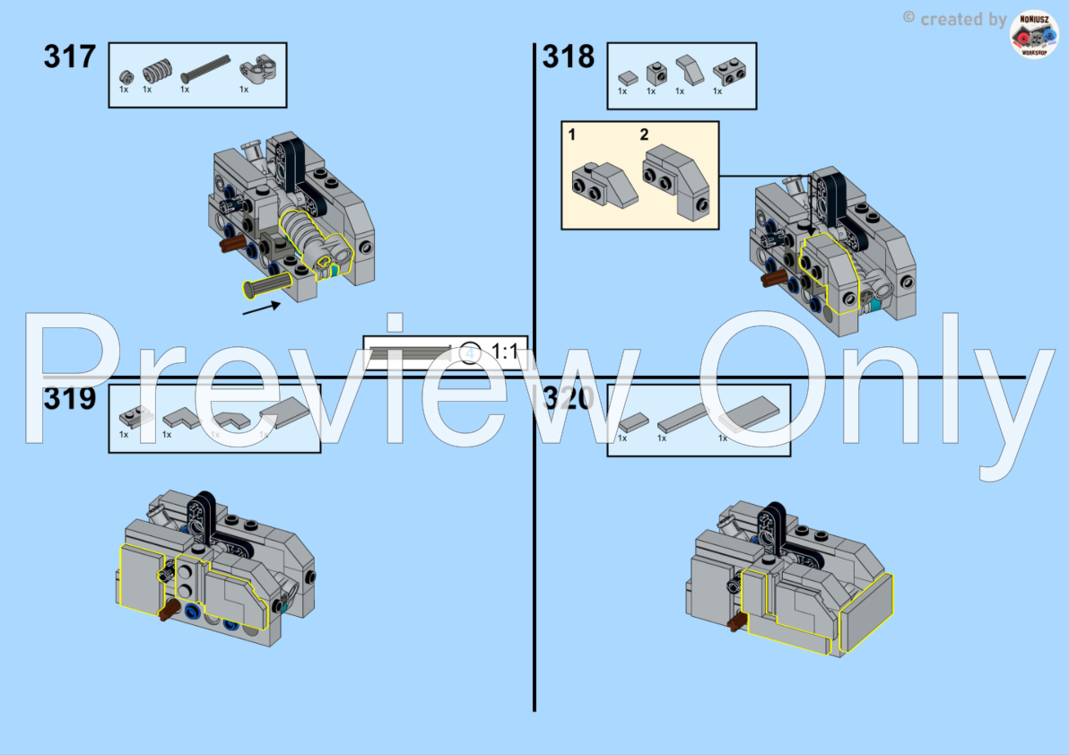 LEGO MOC Sennebogen 8100EQ // Full RC Material Handling Machine with ...