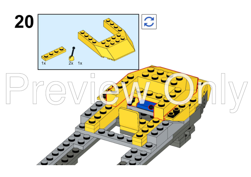 LEGO MOC Class 374 "EuroStar" Locomotive with twin PU motors by Bedwell ...