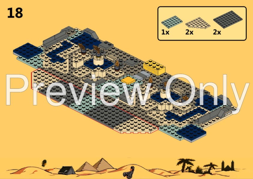 LEGO MOC-187823 Adventurers Chapter 9.Temple of Anubis Inner Shrine ...