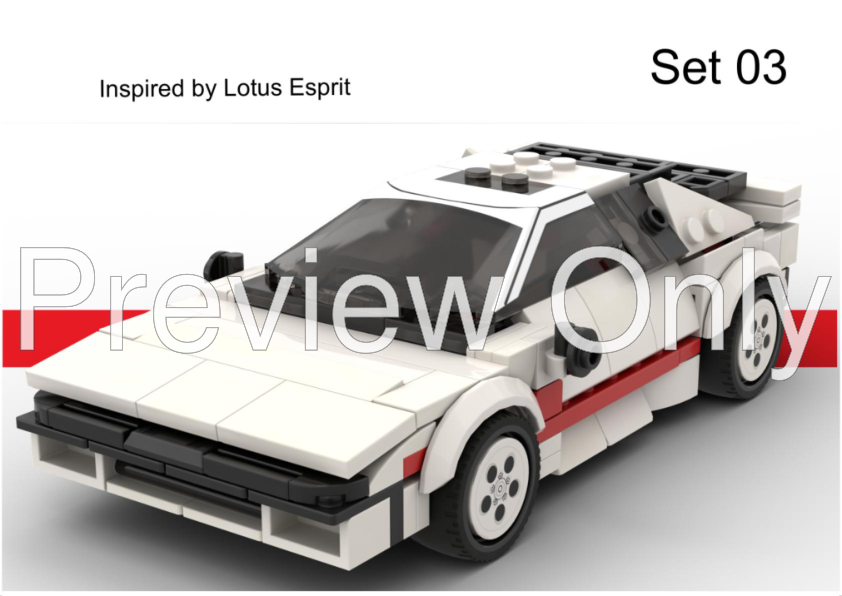 LEGO MOC Lotus Esprit Alternative Build for Lamborghini Countach by ...