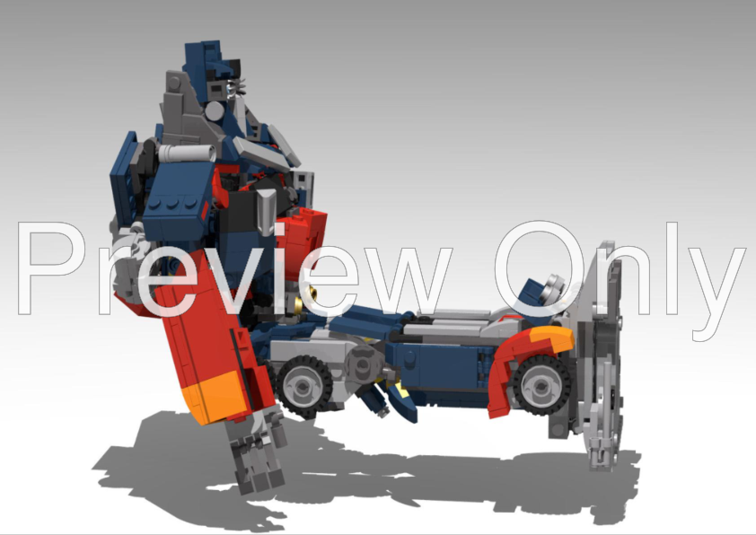 LEGO MOC 2007 Optimus Prime by WizardlizardProductions | Rebrickable ...