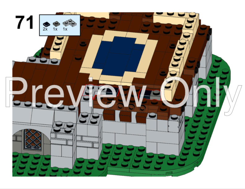 LEGO MOC Medieval House & Tower by FafnirDesign | Rebrickable - Build ...