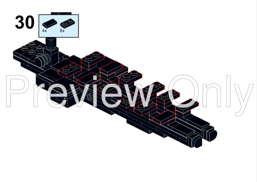 LEGO MOC KamAZ 5350 With ZU-23-2 by GreeneBricks | Rebrickable - Build with LEGO